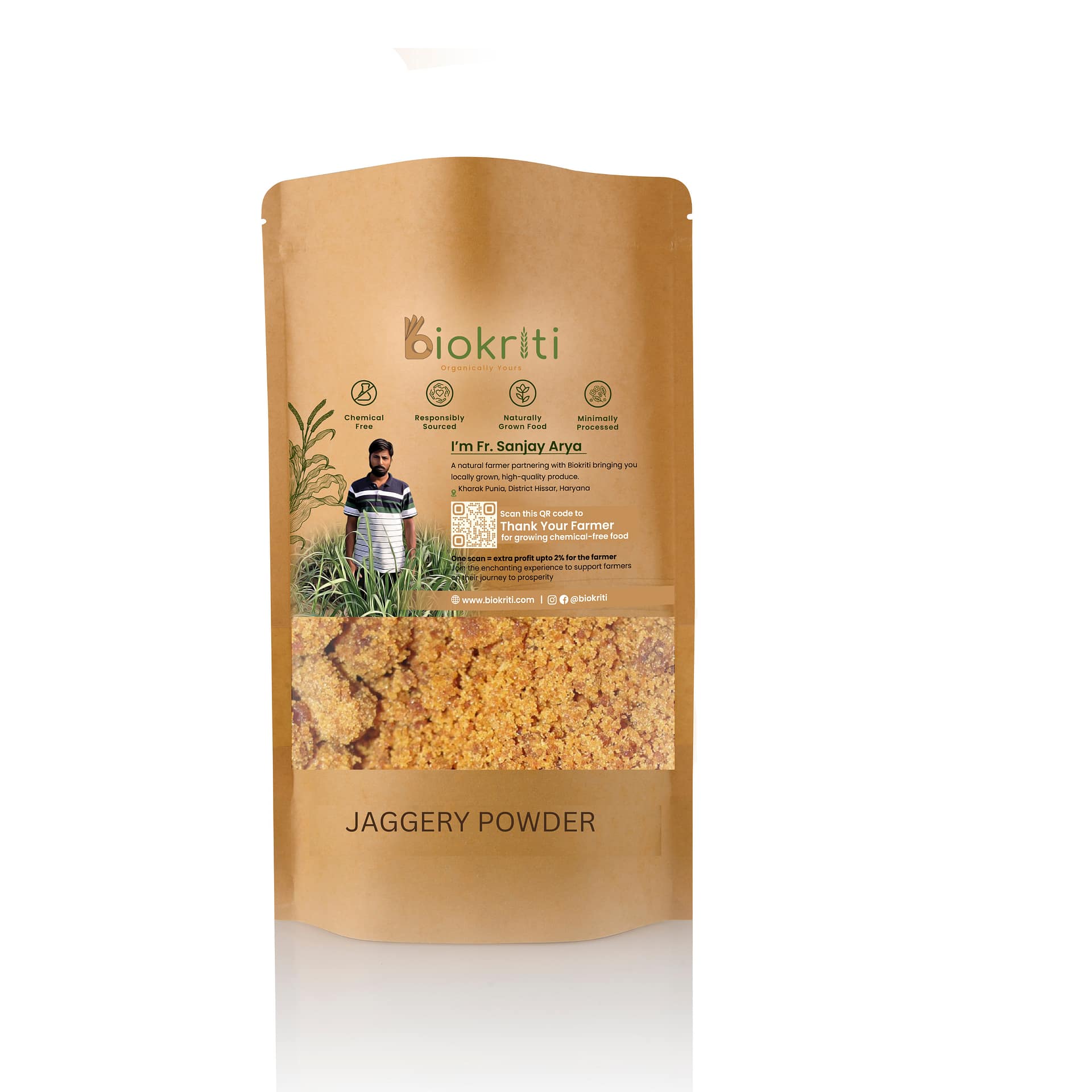 Biokriti Jaggery Powder (Shakkar) 500g – Organic Store